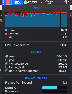 Atom using a lot of CPU · Issue #25 · laughedelic/atom-ide-scala · GitHub