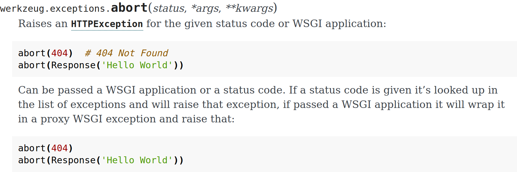 flask.abort() documentation broken · Issue #1683 · pallets/werkzeug ...