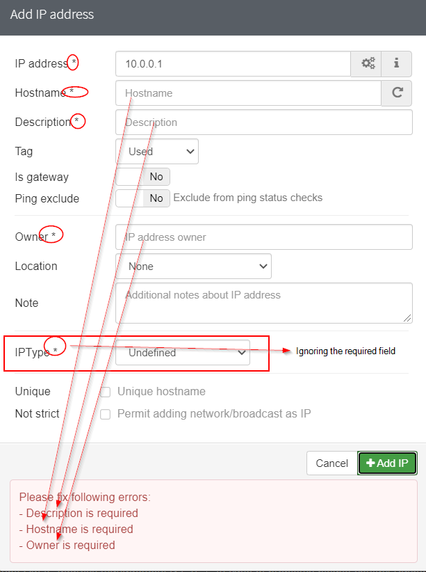 CustomField requires default value · Issue #3375 · phpipam/phpipam · GitHub