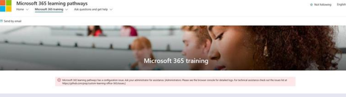 Learning pathway - CORS request did not succeed · Issue #403 · pnp/custom-learning-office-365 ...