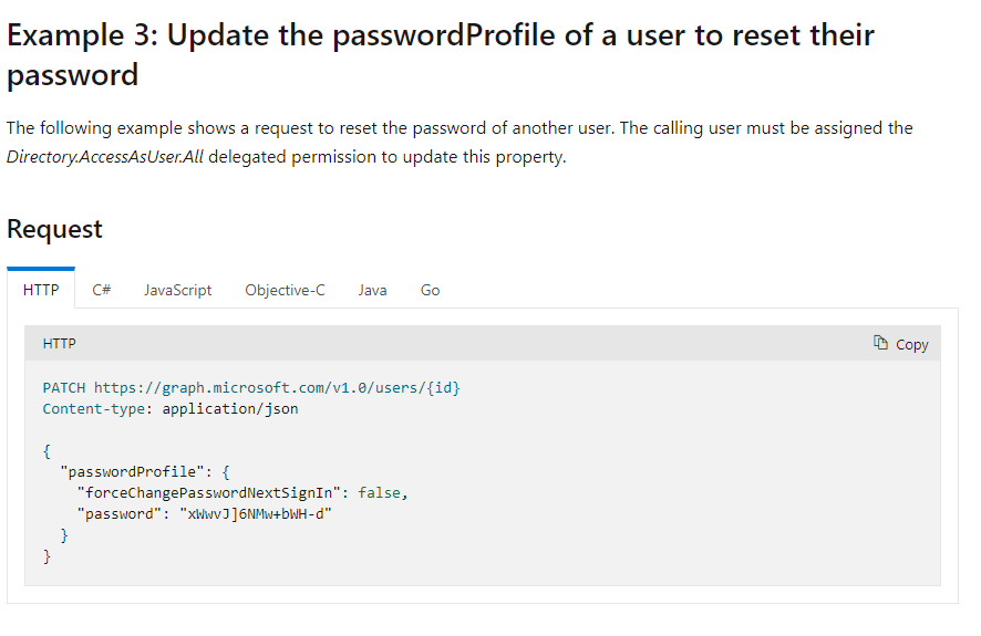 Extend 'm365 aad user set' to change user password · Issue #2852 · pnp ...