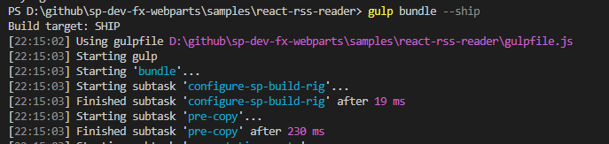 react-rss-reader - · Issue #3054 · pnp/sp-dev-fx-webparts · GitHub