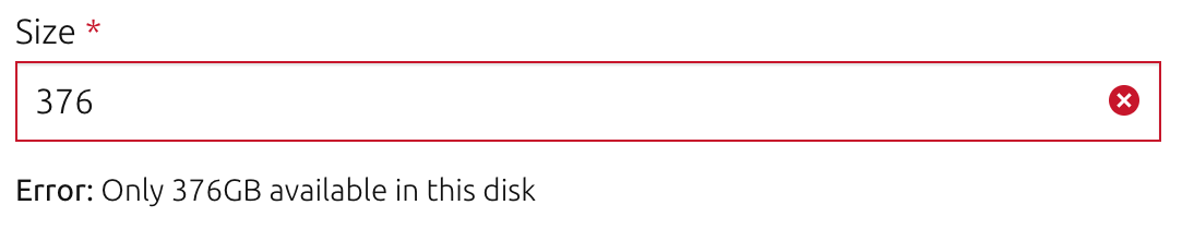 Storage Input Validation Unhelpful For Rounded Values · Issue 2396 · Canonicalmaas Ui · Github 3825