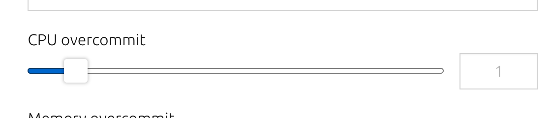 CPU/Mem overcommit settings look disabled when editing a Pod · Issue ...
