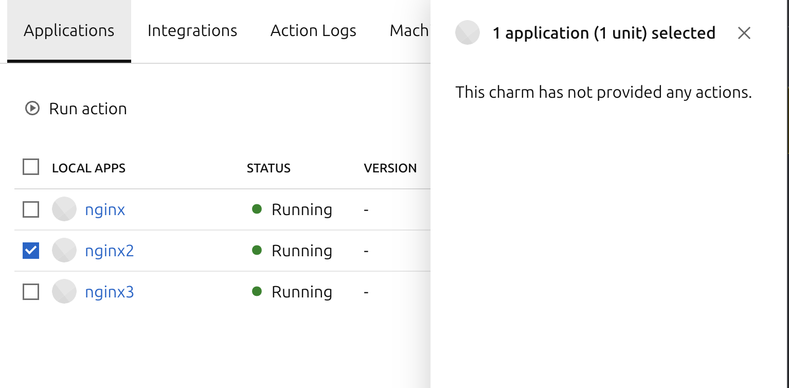 Investigate not showing charms with no actions · Issue #1533 · canonical/juju-dashboard · GitHub