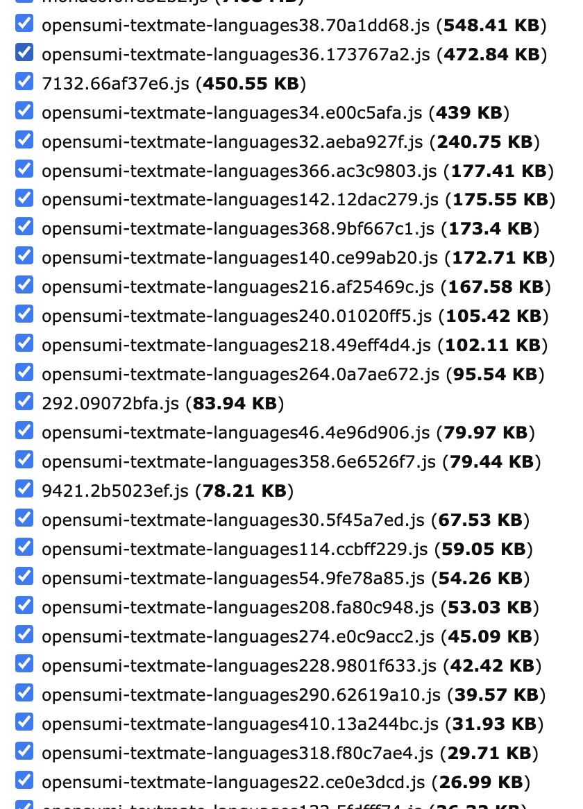 [Question] 关于打包优化 · Issue #2456 · opensumi/core · GitHub