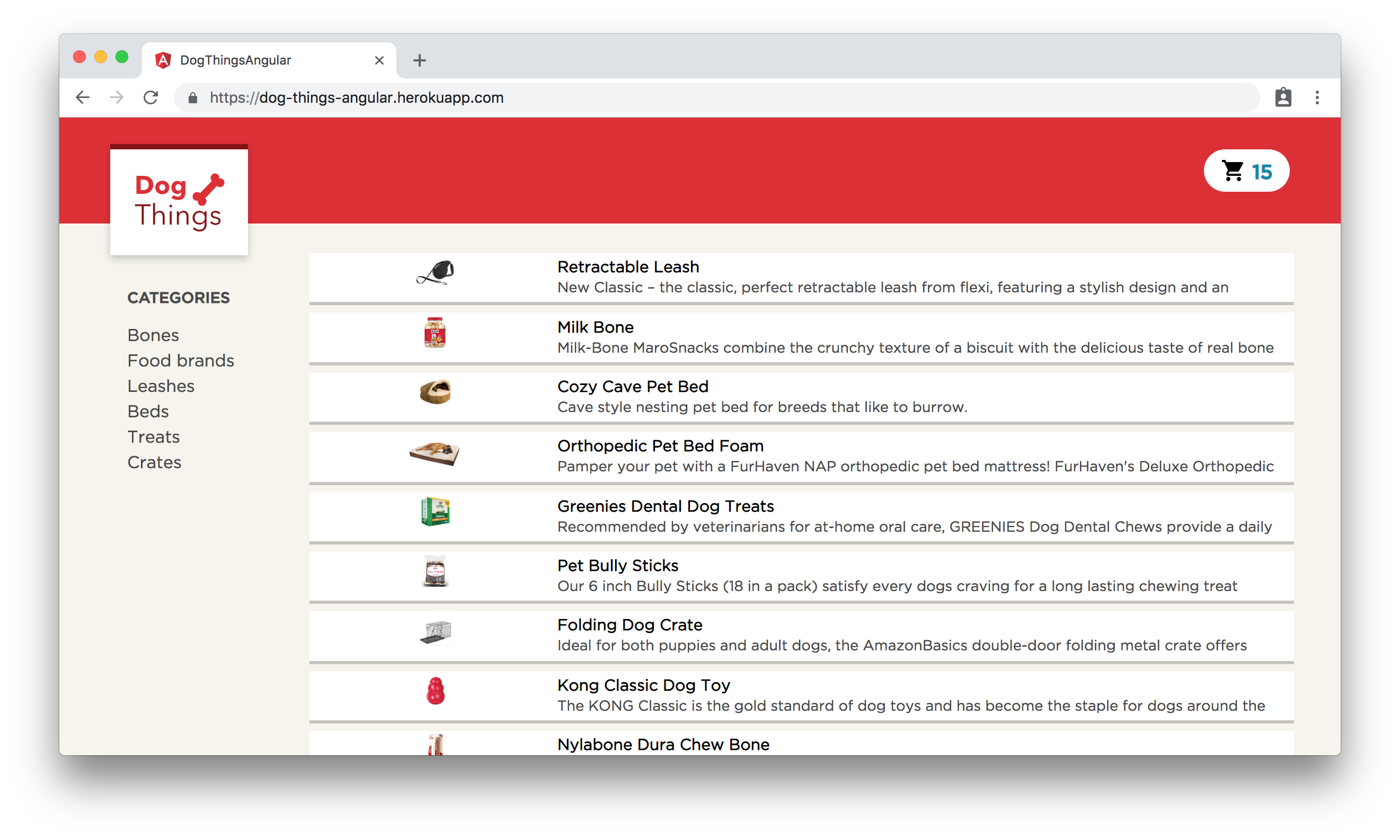 GitHub - bitovi/dog-things-angular: Angular example app for Velocirender