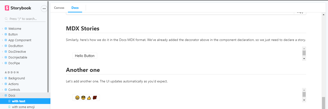 [BUG] Angular+Docs "Show code" button does not exist for stories described in MDX · Issue #11832 ...