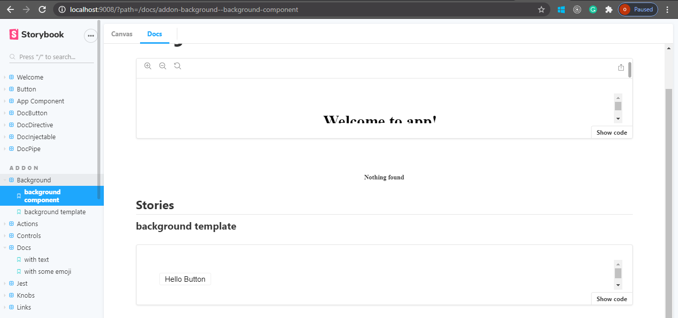 [bug] Angular Docs Show Code Button Does Not Exist For Stories Described In Mdx · Issue 11832