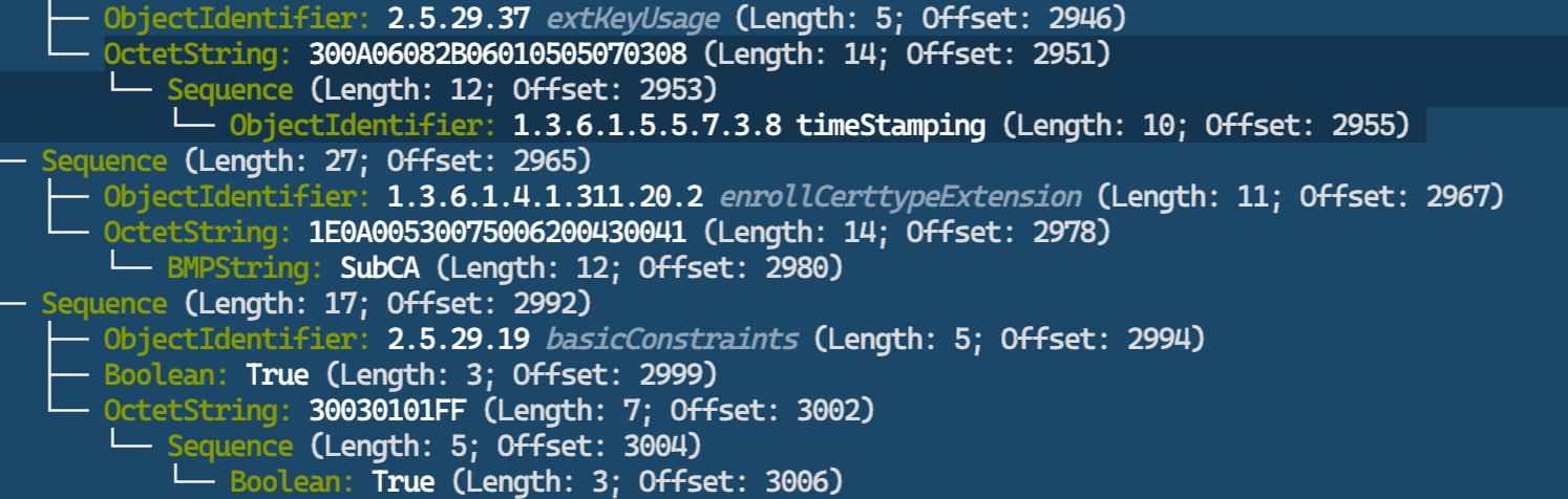 System.Security.Cryptography.Pkcs.SignedCms failed at Decode as the Asn1Tag class is ...