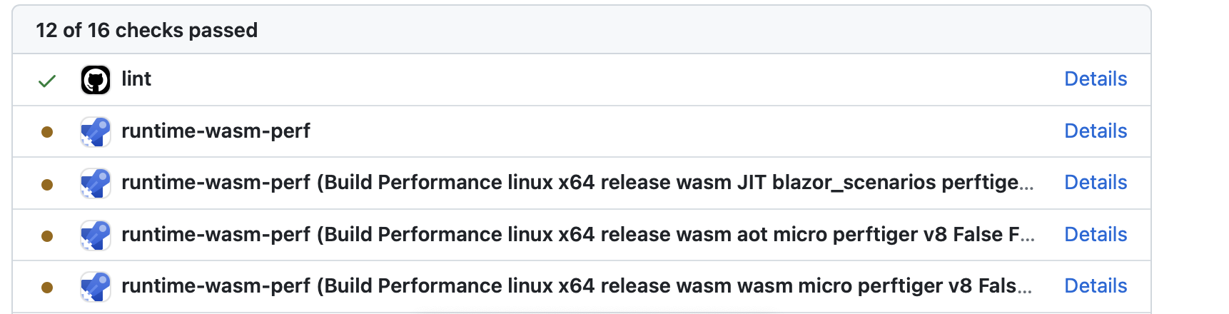 runtime-wasm-perf pipeline running on markdown only changes · Issue #93836 · dotnet/runtime · GitHub