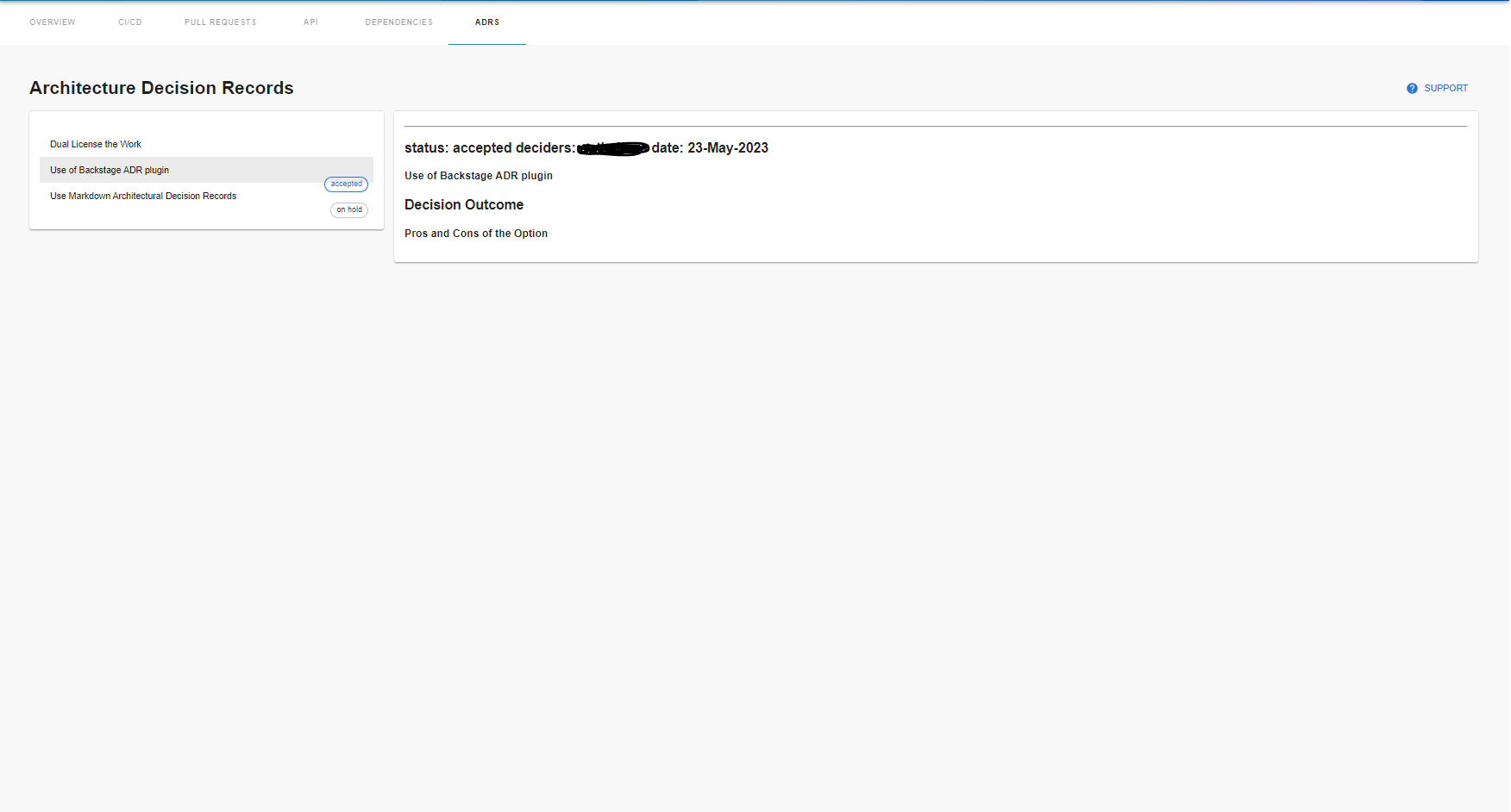 🐛 Bug Report: [ADR Plugin] Format/Css doesn't look good · Issue #17929 · backstage/backstage ...