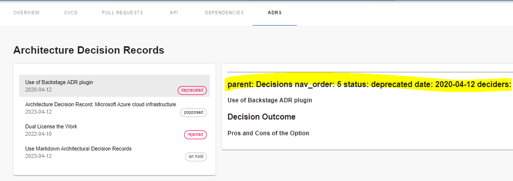 🐛 Bug Report: [ADR Plugin] Format/Css doesn't look good · Issue #17929 · backstage/backstage ...