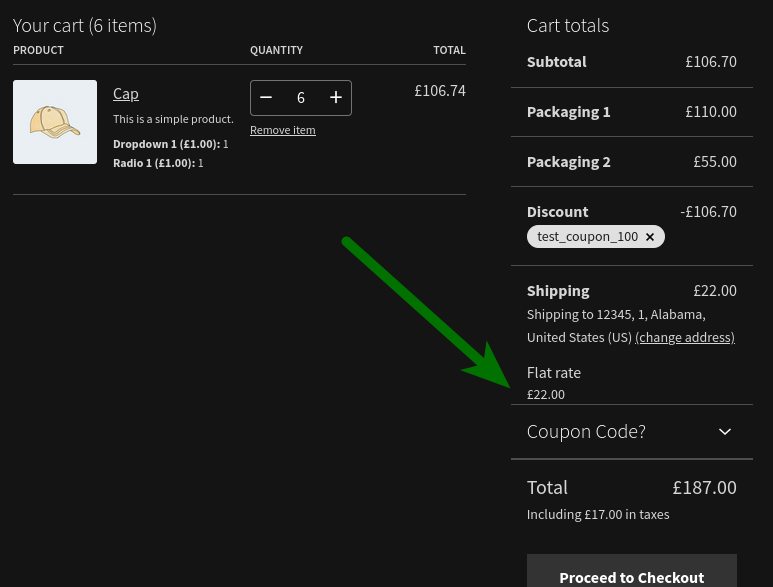 Cart block: missing margin below the shipping rate when there is only one option · Issue #3700 ...