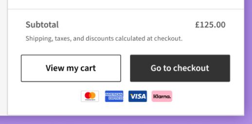 Mini Cart Block Add Footer Subtotal Cart And Checkout Buttons And Payment Method Icons · Issue