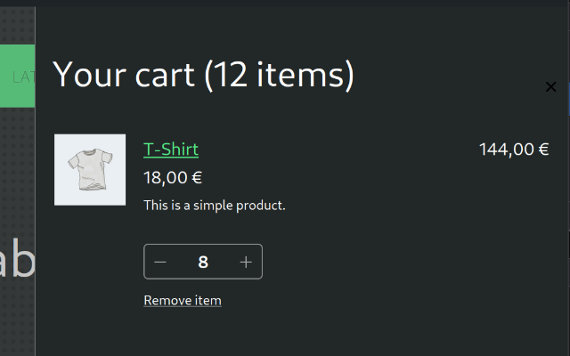 Mini Cart Drawer Close Button Should Inherit Text Color And Be Aligned Properly · Issue 8603