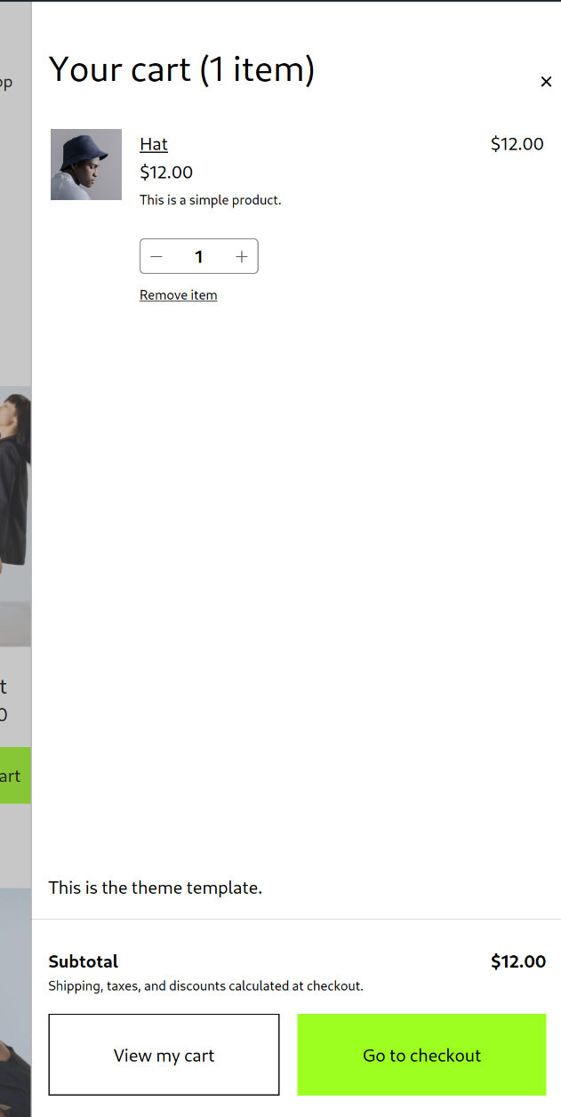 If A User Has Modified The Mini Cart Template Part And The Theme Introduces A Custom One In The