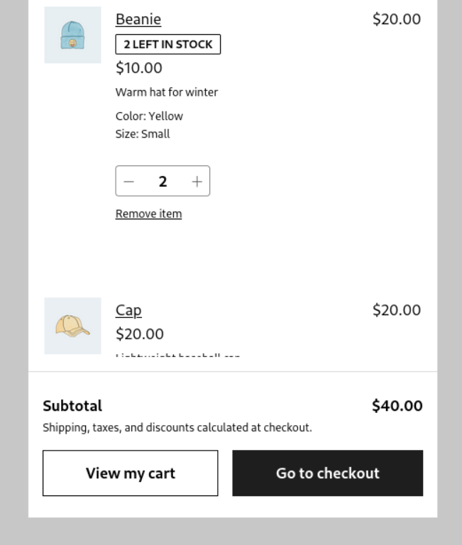 Mini Cart Contents Block Buttons Dont Have The Same Styles In The Editor And In The Frontend
