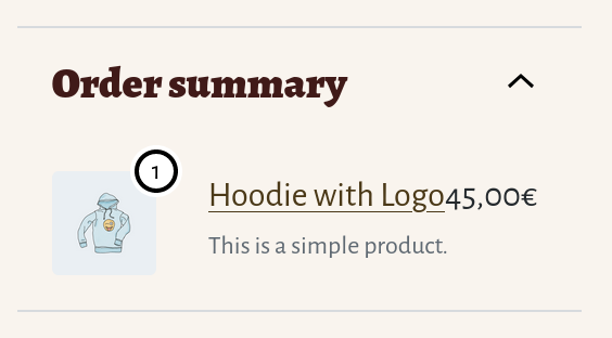 Checkout (Order summary): there should be some padding between the product name and price ...