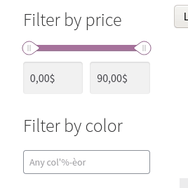 Price slider max constraint doesn't match price filter input value ...