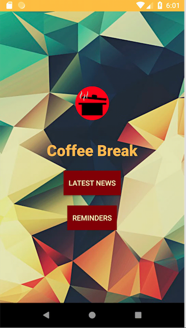 GitHub - Cristobal3/CoffeeBreak: Android app done in Java using Android Studio and SQLite