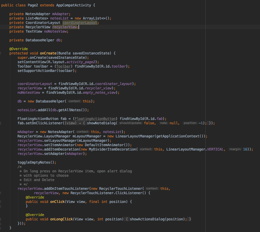 GitHub - Cristobal3/CoffeeBreak: Android app done in Java using Android Studio and SQLite