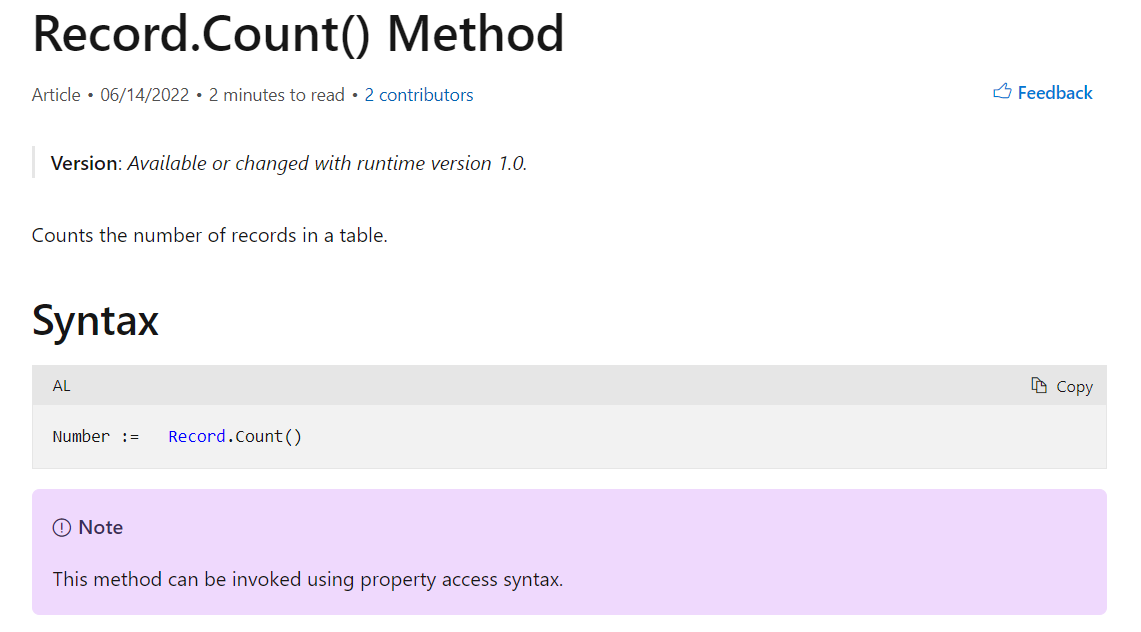 CodeCop Warning AA0008: Warning doesn't show up for standard procedure calls without any ...