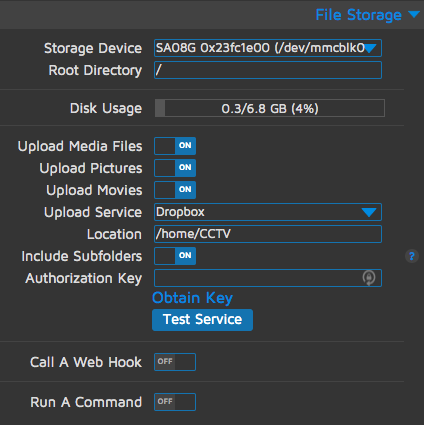 File storage · Issue #1379 · motioneye-project/motioneyeos · GitHub
