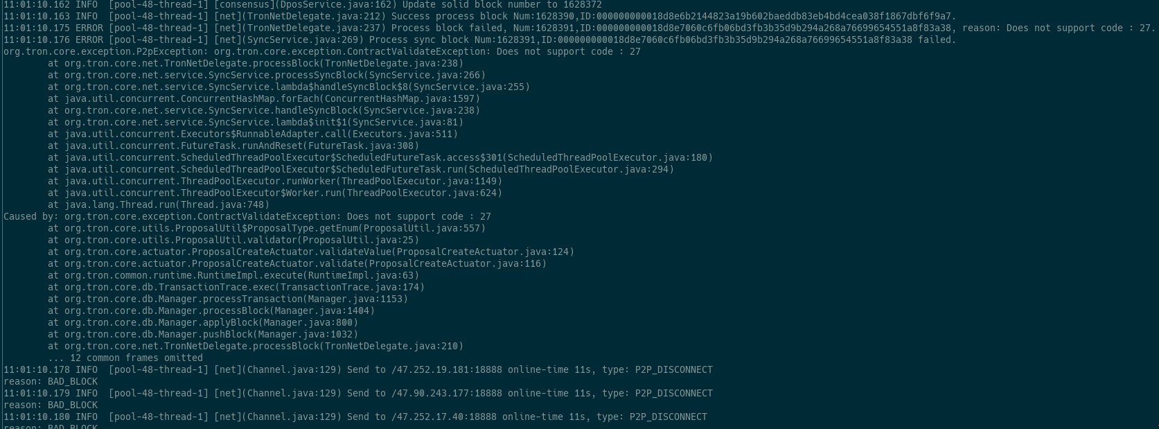 Syncing Stuck On Specific Block · Issue 3849 · Tronprotocol Java Tron · Github