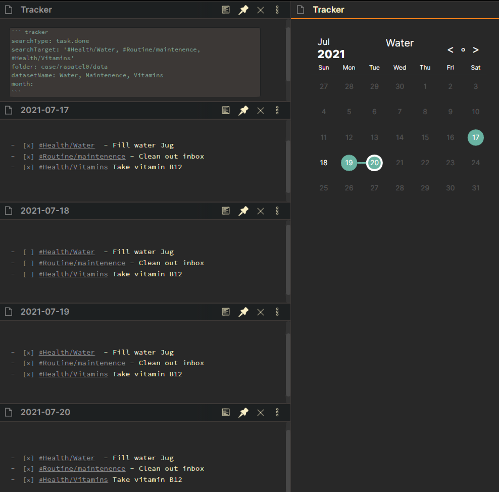 Count Task with sub tags · Issue #44 · pyrochlore/obsidian-tracker · GitHub