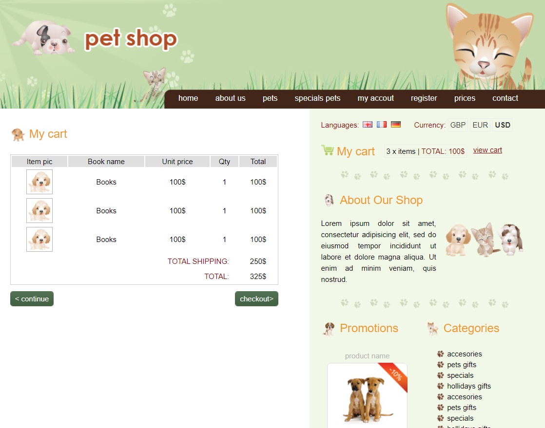 GitHub - medabde/petShopProject