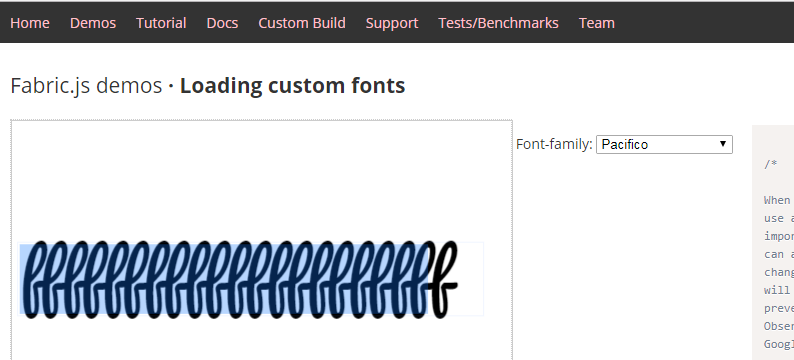 character bounds for connected font is not calculate correctly · Issue #4815 · fabricjs/fabric ...