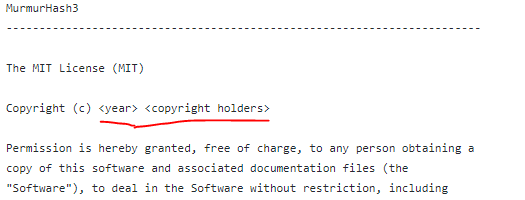 Murmurhash3: Clarify license · Issue #292 · alembic/alembic · GitHub