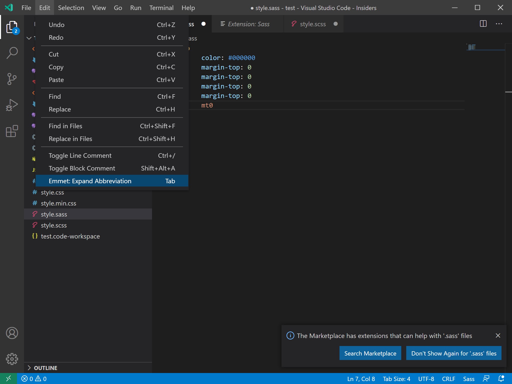 Emmet snippet cursor-location format changed after 1.53 · Issue #117229 · microsoft/vscode · GitHub
