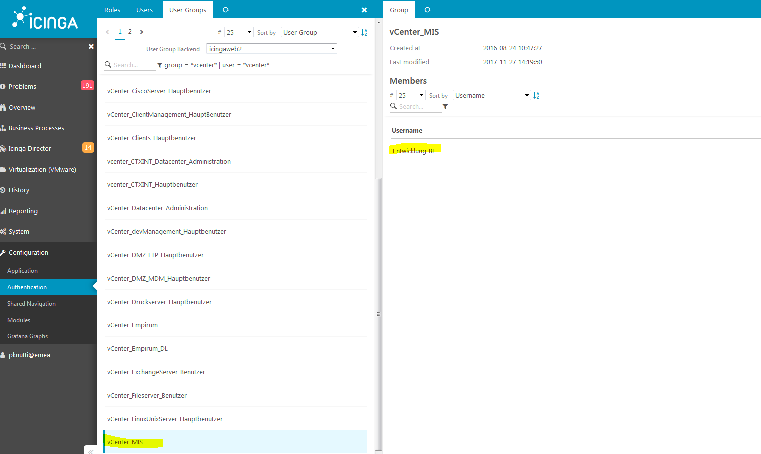 LDAP user group in group does not work · Issue #3796 · Icinga/icingaweb2 · GitHub