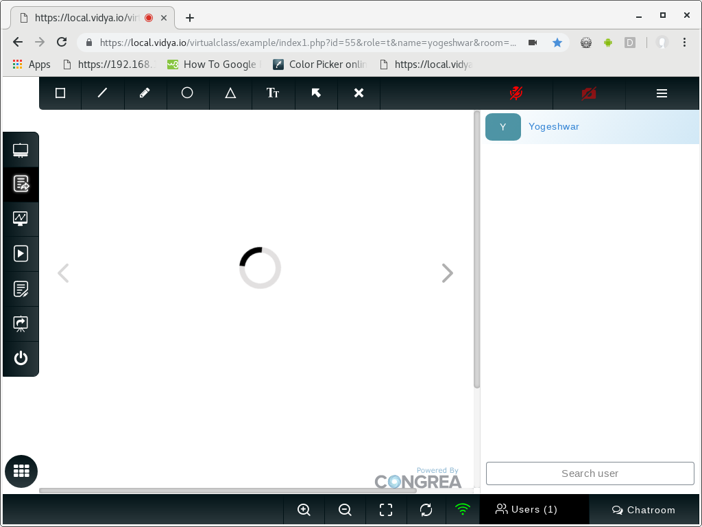 Document Sharing: Document thumbnails not loading after browser restart. · Issue #850 · congrea ...