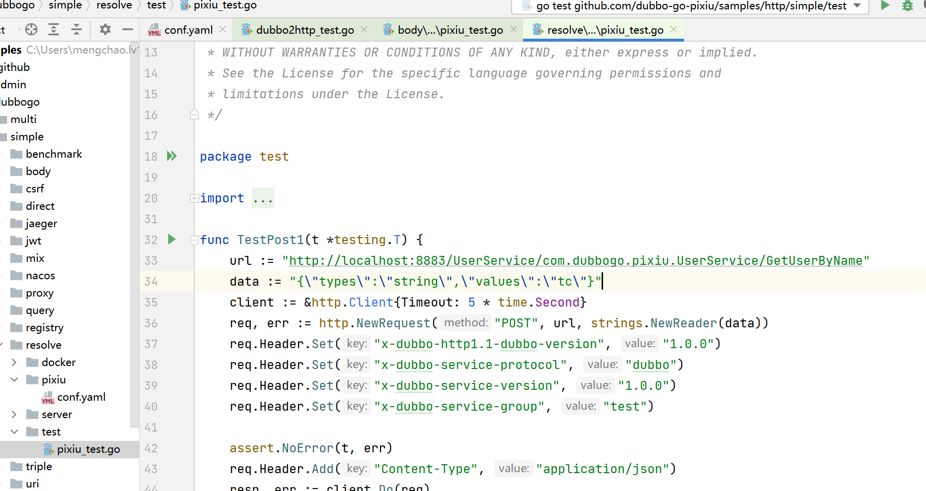 why need "Types" and "Values" pair on Http to dubbo proxy · Issue #452 · apache/dubbo-go-pixiu ...