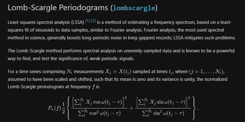 DOC: Missing equal sign in equation of Lomb-Scargle periodogram · Issue #18651 · scipy/scipy ...