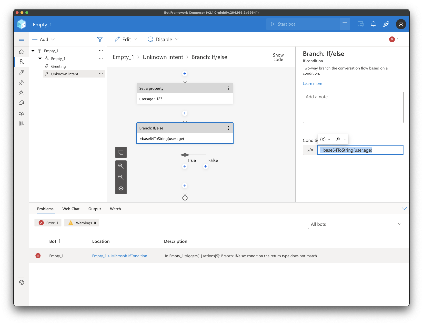 No Errors Being Shown In The Form · Issue 8677 · Microsoft Botframework Composer · Github