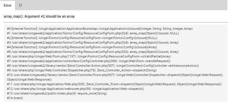 Argument #2 should be an array on LDAP Resource validation · Issue #4026 · Icinga/icingaweb2 ...