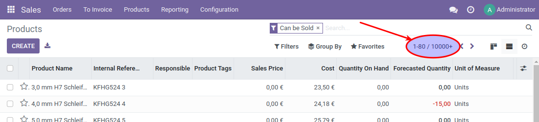 [16.0] - bug/performance problem with (quick)search products · Issue ...