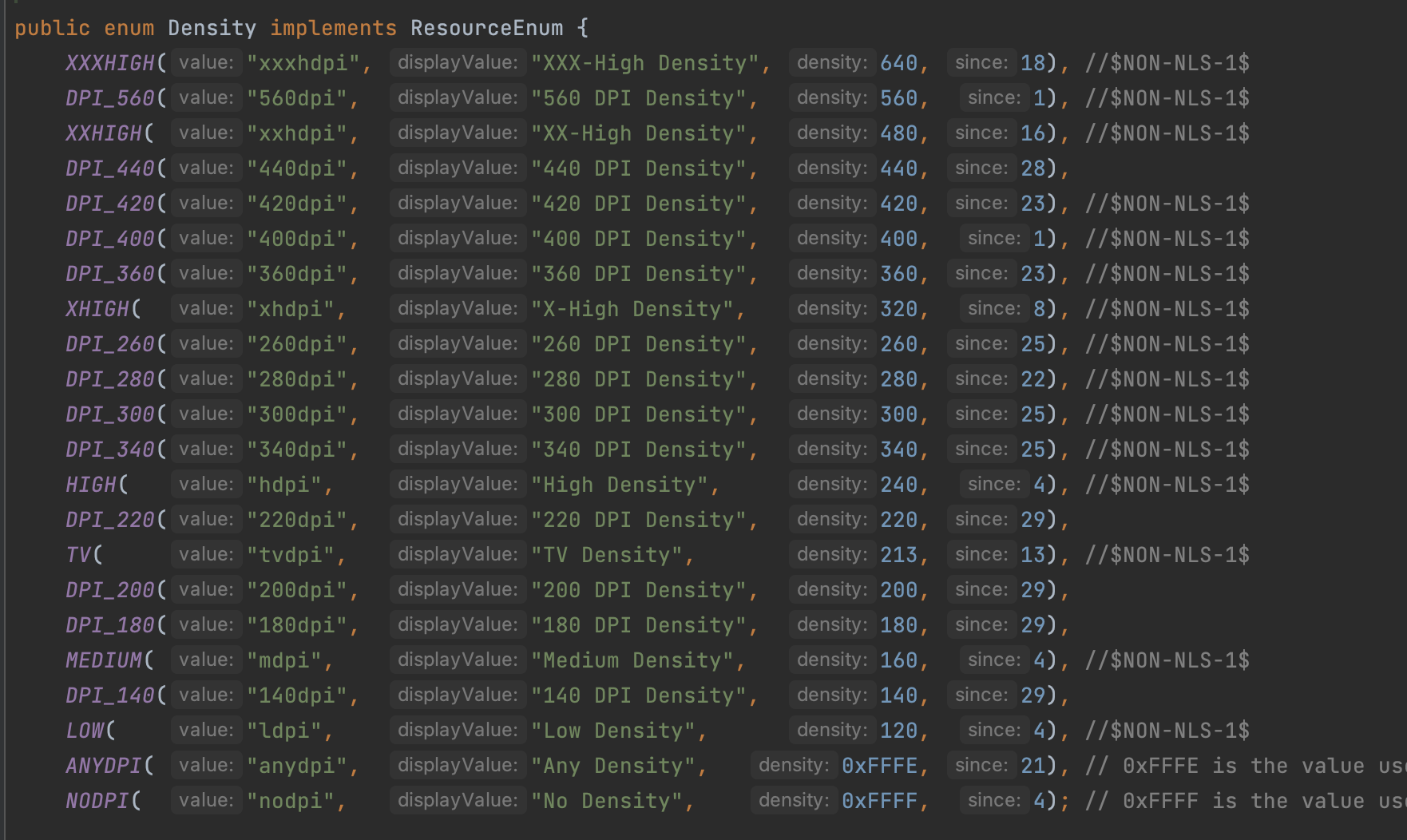 Support for custom Density value · Issue #773 · cashapp/paparazzi · GitHub