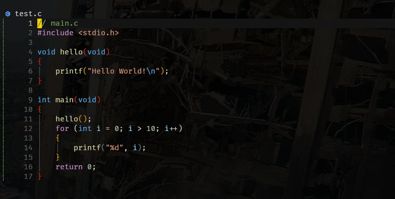 Top-level scope highlight for C/C++ is active outside of scope · Issue #657 · lukas-reineke ...