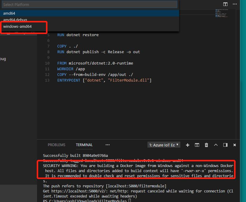 Check host os docker working mode before trigger docker build · Issue #46 · microsoft/vscode ...