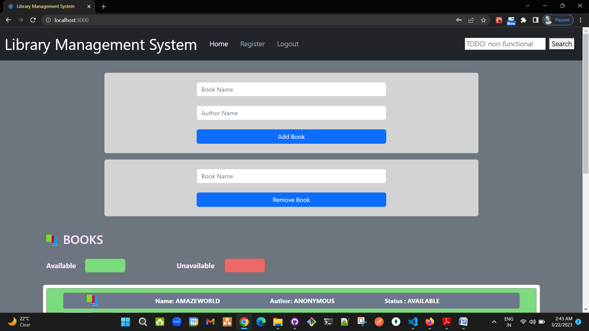 GitHub - rahultiwarigithub/Library-Management-System