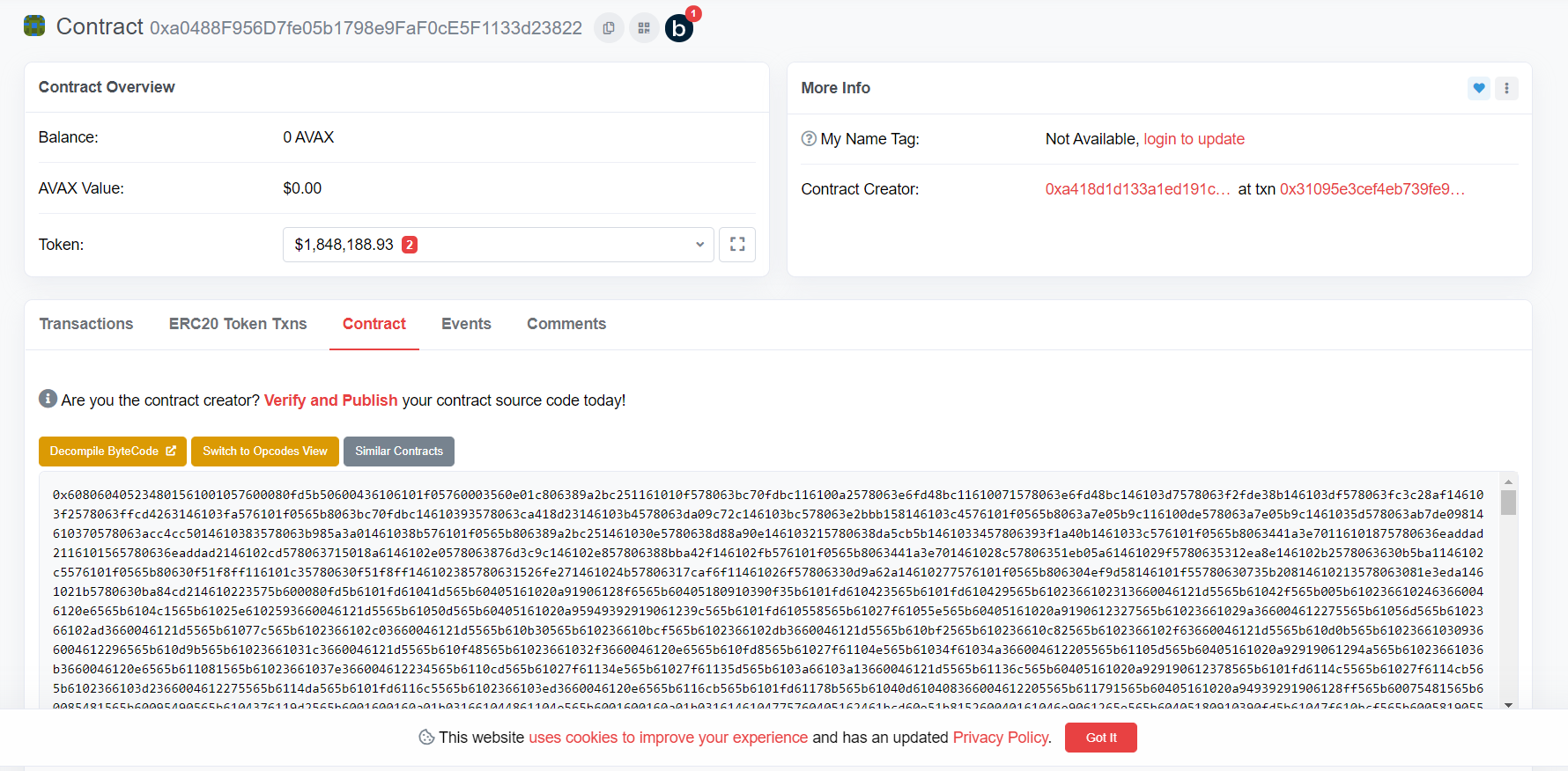 Smartcoin on AVAX showing no data · Issue #1995 · vfat-tools/vfat-tools · GitHub