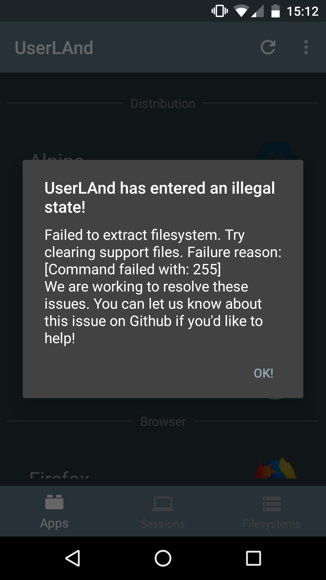 Bug report - Installing Debian fails. Illegal state. 255 · Issue #1199 · CypherpunkArmory ...
