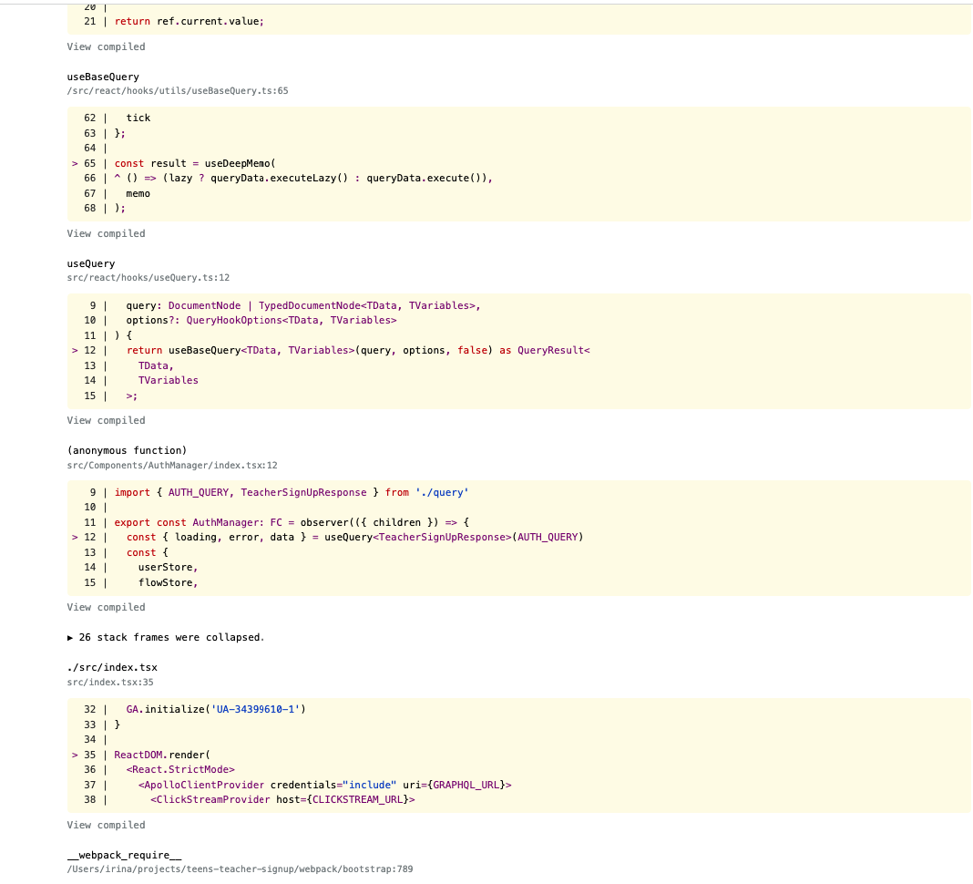 Error `could Not Find Client In The Context Or Passed In As An Option` With Rollup Bundler