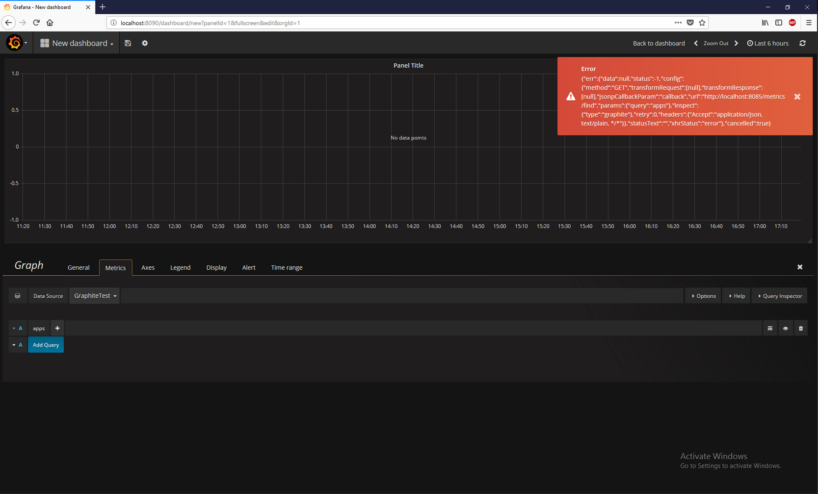 Grafana Graphic Database Issue With Metrics · Issue 10804 · Grafana