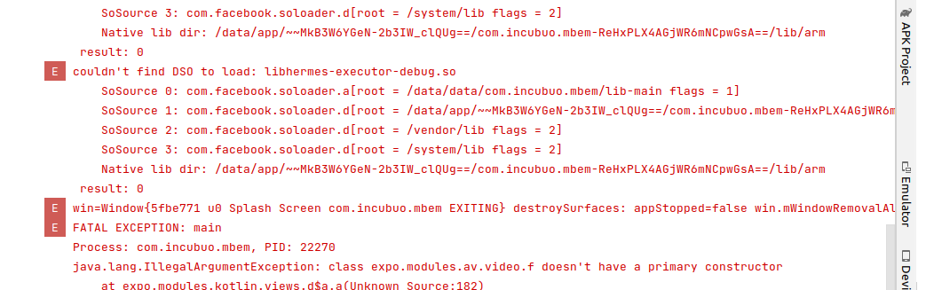class expo.modules.av.video.f doesn't have a primary constructor · Issue #20852 · expo/expo · GitHub